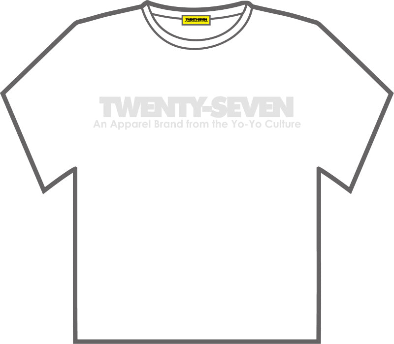 No.10 TWENTY-SEVEN Logo (White) - TWENTY-SEVEN ┃Yo-yo Specialty Store ...